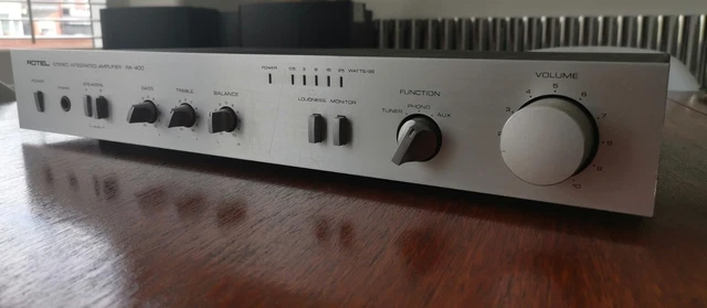 VINTAGE ROTEL RA-400 Stereo Integrated Amplifier £30.00 - PicClick UK