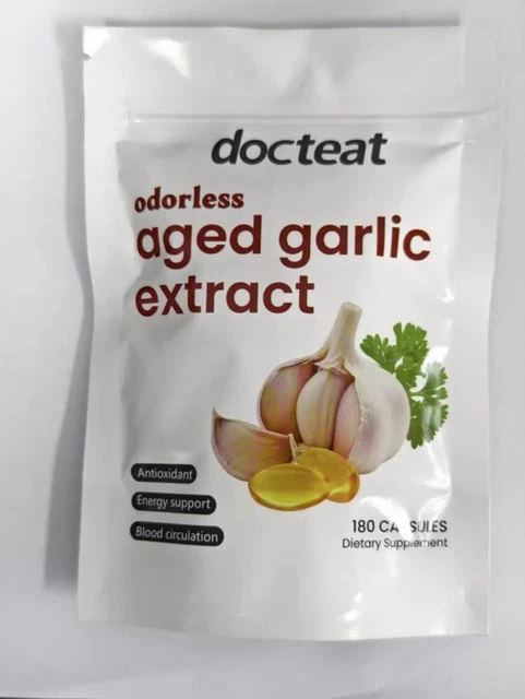 180 PIECES ODORLESS Garlic Per Servings 2 Years Aged Garlic Extract💞 £ ...