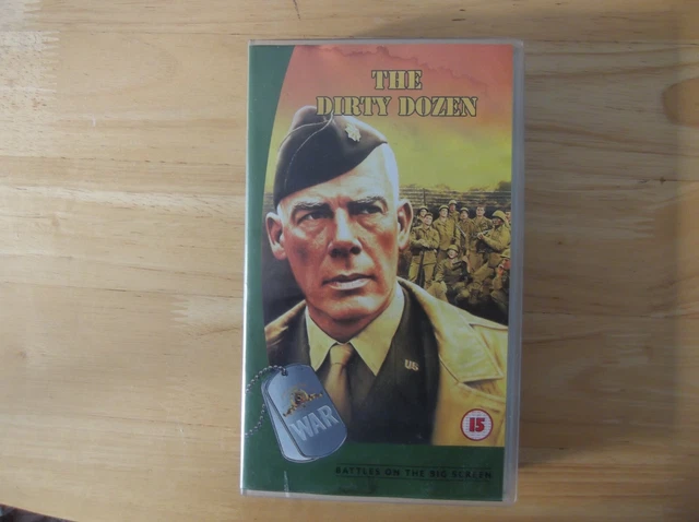 THE DIRTY DOZEN - Lee Marvin - Charles Bronson - PAL VHS Video Tape (A44) £1.50 - PicClick UK