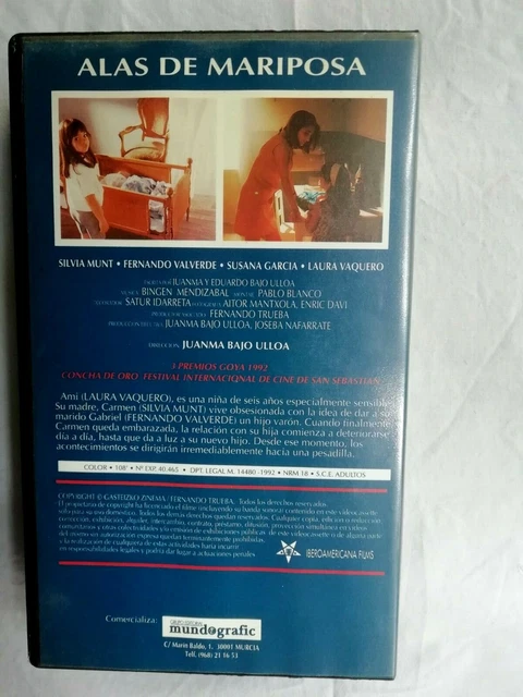 BUTTERFLY WINGS TAPE VHS Silvia Munt Juanma Bajo Ulloa Spanish Cinema £ ...
