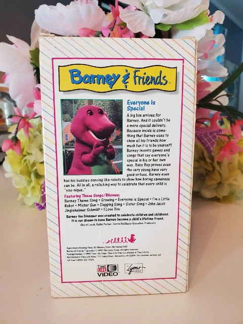 BARNEY & FRIENDS ~ Everyone Is Special ~Time Life Video VHS 1992 ~Rare ...