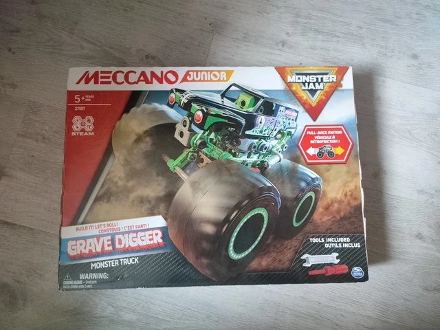 MECCANO JUNIOR MONSTER Jam Grave Digger Référence 21101 EUR 35,00 - PicClick FR