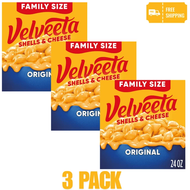 VELVEETA SHELLS AND Cheese Original Macaroni and Cheese Dinner Value ...