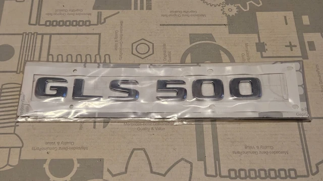 ORIGINAL MERCEDES-BENZ NAMEPLATE Emblem Lettering GLS 500 GLS500 W166 £ ...
