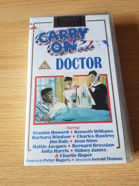 CARRY ON DOCTOR VHS TAPE Sid James Kenneth Williams £2.49 - PicClick UK