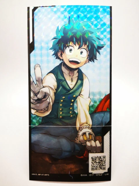 MY HERO ACADEMIA Gekitotsu Heroes Tomy carte card BHA-07-052-UR Izuku Midoriya EUR 8,99 ...
