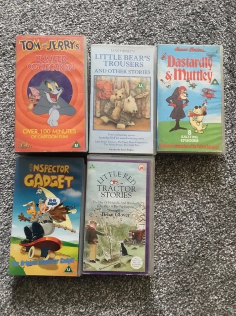 5 ASSORTED USED Cartoon Vhs Tapes £1.76 - PicClick UK