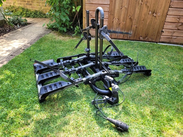 BUZZ RACK EAZZY 3 - Folding, tow bar mounted, tilting, bicycle carrier ...