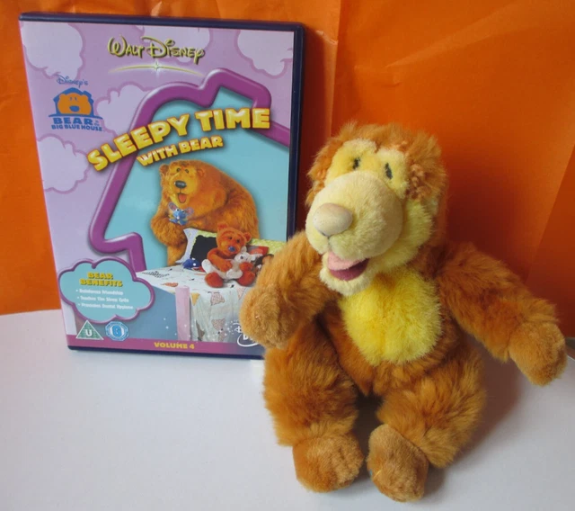 SOFT TOY BEAR In The Big Blue House DVD Sleepy Time With Bear Good ...