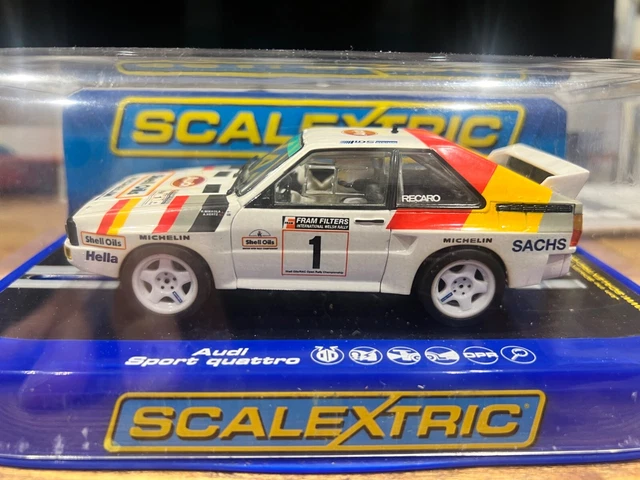 SCALEXTRIC AUDI SPORT Quattro C3500 1986 Welsh Rally H. Mikkola £39.00 ...