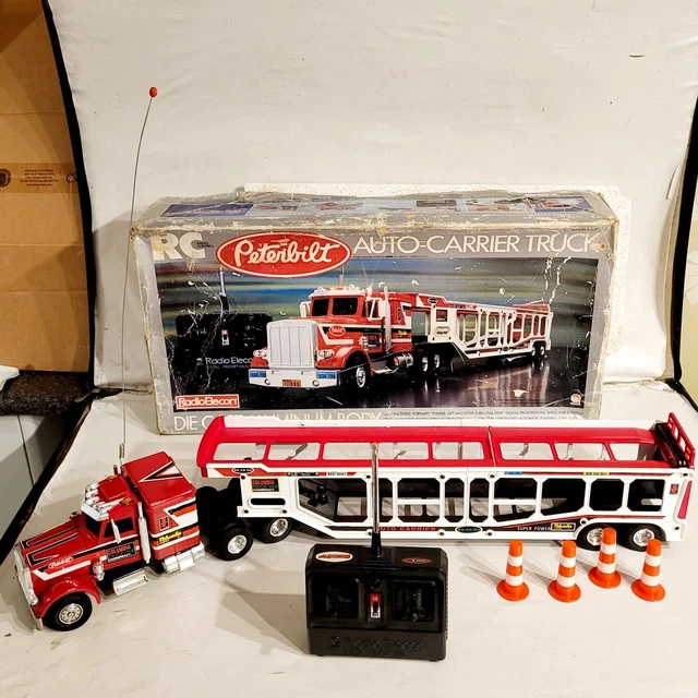 RARE LARGE Shinsei Radio Elecon RC Aluminium Peterbilt Truck ...