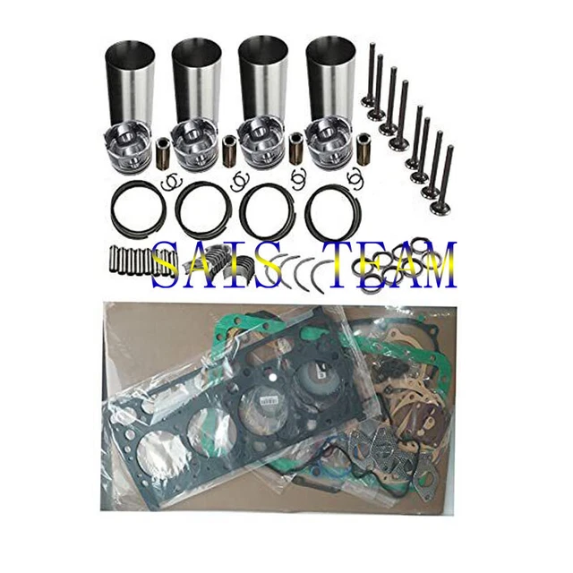 TK486E ENGINE OVERHAUL Rebuild Kit For Yanmar Thermo King TK4.86E ...
