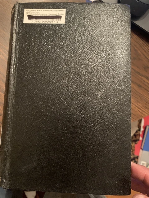 PHYSIOLOGICAL PLANT ANATOMY by Dr. G. Haberlandt 1965 Reprint Edition £ ...