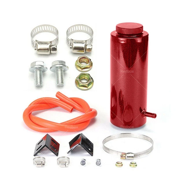 RED 800ML OVERFLOW Catch Tank Radiator Coolant Expansion Tank Bottle ...