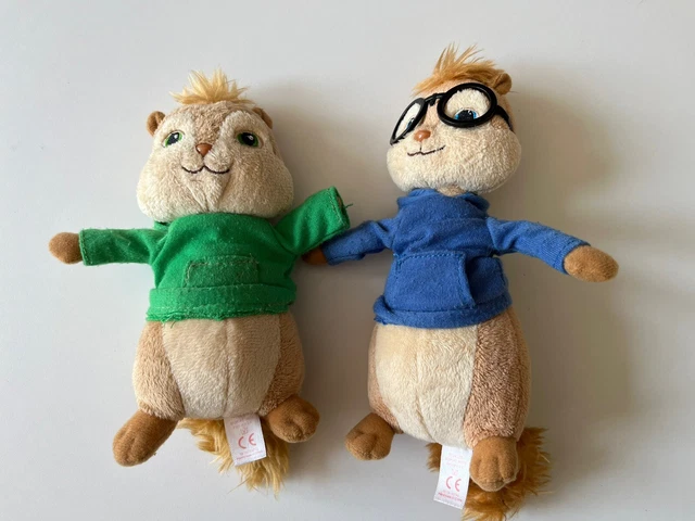 TY ALVIN AND The Chipmunks Plush Soft Toy Set Simon and Theodore $29.26 ...