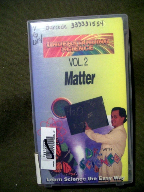 UNDERSTANDING SCIENCE VHS ~ Matter Volume 2 with Dr. Science £9.01 ...