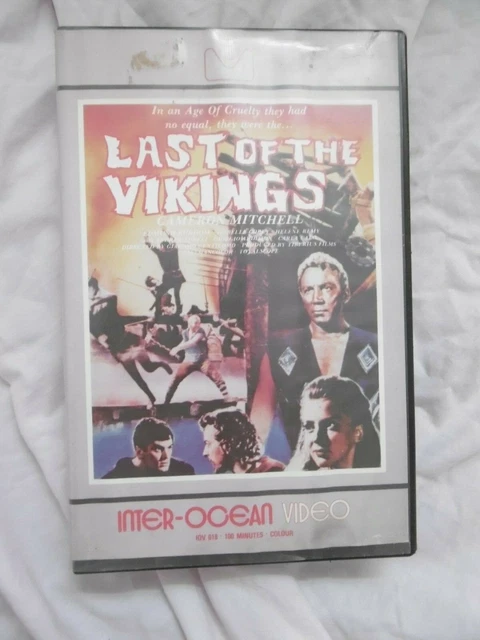 RARE UK PRECERT Inter Ocean Swords VHS LAST OF THE VIKINGS (1960 ...