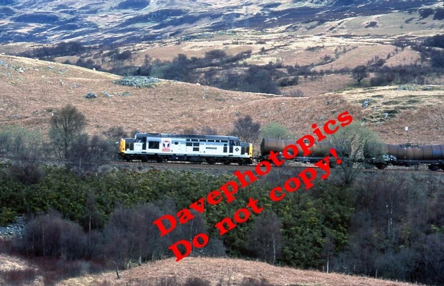 ORIGINAL 35MM Slide Diesel /Steam Train / Engine Railway 37410 with ...