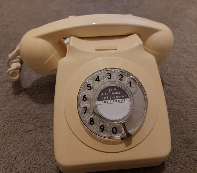 VINTAGE GPO 746 Telephone - Retro British Phone - Ivory £14.99 ...