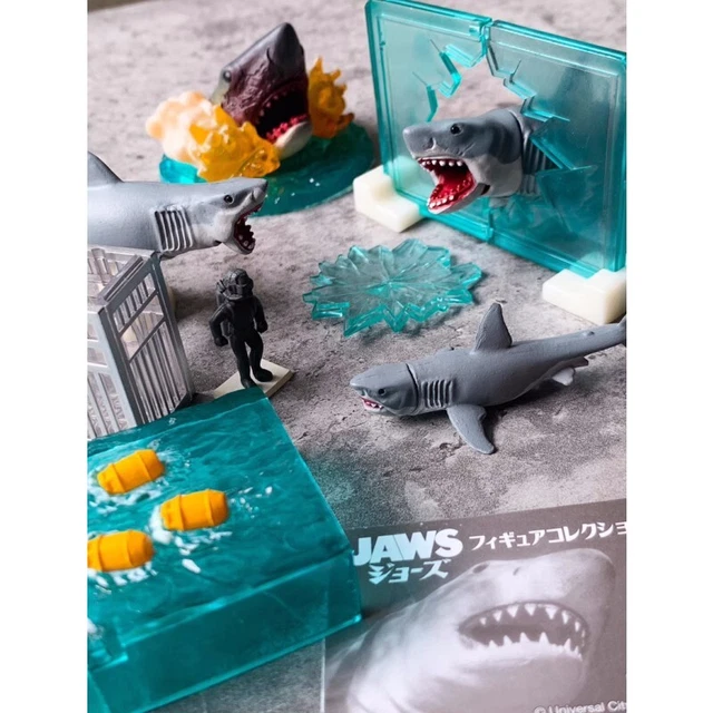 TAKARA TOMY A.R.T.S JAWS Figure Capsule Toy 4 PCS Set Toy Gift Ornament ...