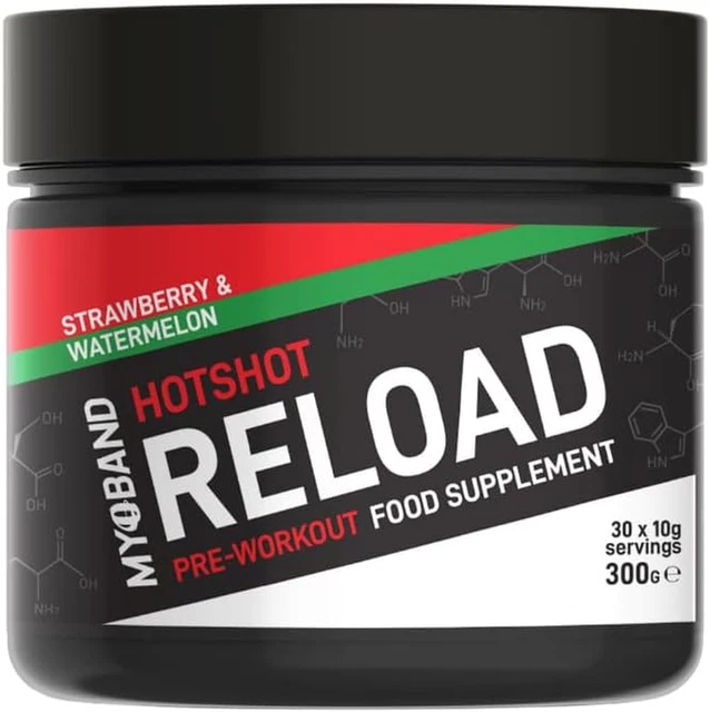 MYOBAND HOTSHOT RELOAD Pre-Workout Protein Powder Food Supplement 300G ...