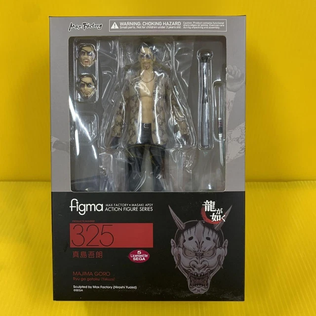 FIGMA RYU GA Gotoku Goro Majima Action Figure #325 Max Factory Yakuza ...