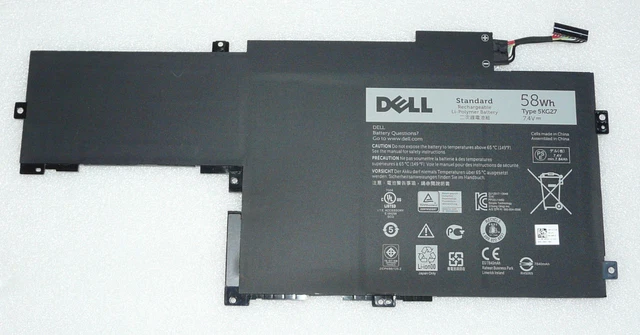 NOUVEAU VÉRITABLE DELL INSPIRON 14 7437 Li-Polymère Pile 58WH 7.4V ...