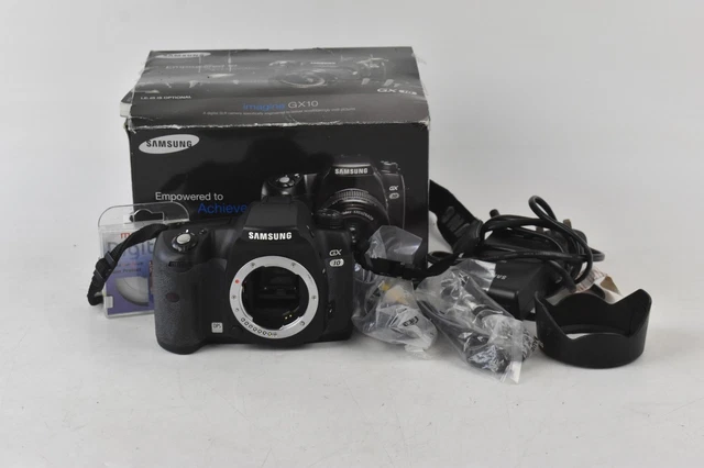 SAMSUNG GX-10 10.2MP DSLR Camera Working & 2 Schneider Spares & Repairs ...