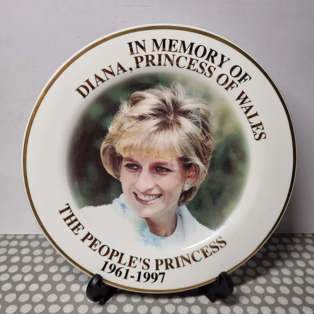 IN MEMORY OF Diana "Princess of Wales" plate The People's Princess 1961 ...