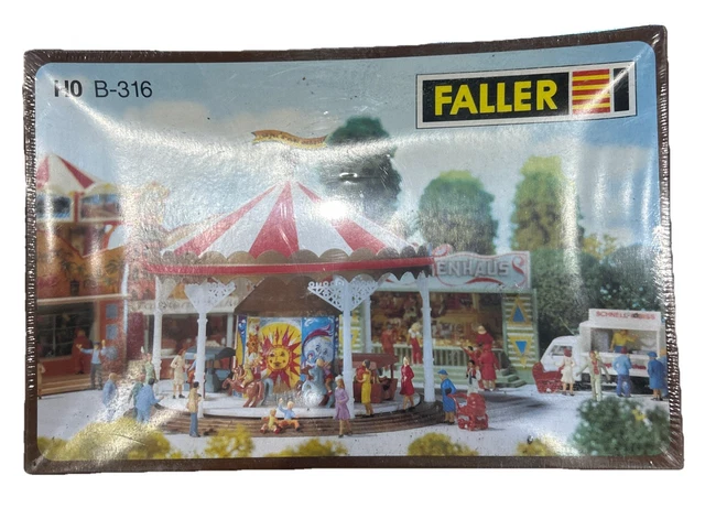 FALLER HO B-316 Fairground Children’s Roundabout Set - Sealed Box - New ...