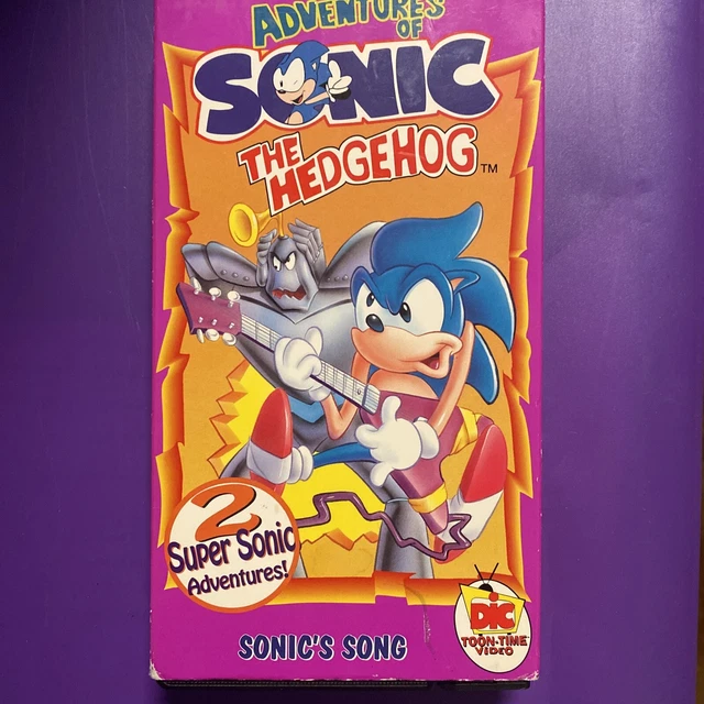 ADVENTURES OF SONIC The Hedgehog “Sonic Song” Vhs (Pre-Viewed) EUR 13 ...
