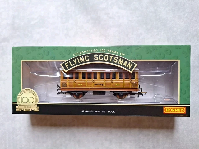 HORNBY R40369 FLYING Scotsman 100th Anniversary 4 Wheel Coach £49.99 ...