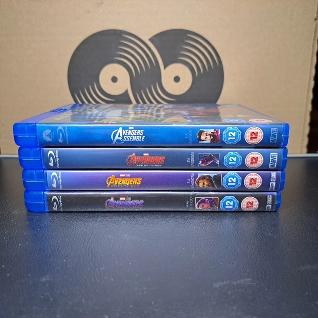 AVENGERS ASSEMBLE AGE of Ultron Infinity War Endgame Complete Blu-ray ...