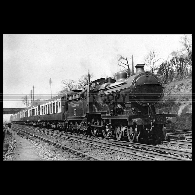 PHOTO T.000644 STEAM LOCOMOTIVE 67 SOUTHERN RAILWAY SR TRAIN £6.13 ...