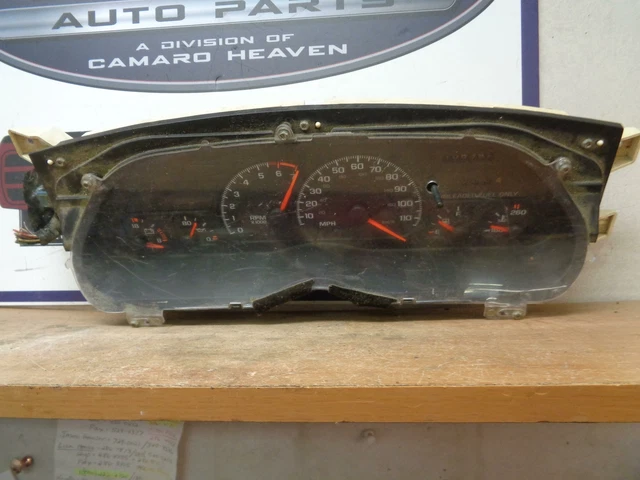 SPEEDOMETER CHEVY CAMARO 94 95 INSTRUMENT GAUGE CLUSTER 16395 MILES 3 ...