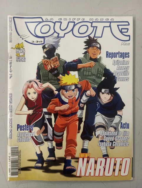 RIVISTA COYOTE MAGAZINE MANGA speciale Naruto 2005 Con Poster Spillato ...