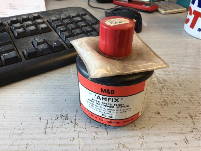 VINTAGE M & B Amfix S-type fixer and hardener £10.00 - PicClick UK