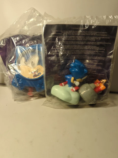 1998 VINTAGE BURGER King SEGA Sonic The Hedgehog Toy EUR 11,85 ...