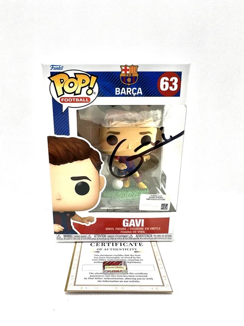 FUNKO POP 63 Fc Barcelona Gavi Hand Signed Autograph Exclusive Rare Coa ...