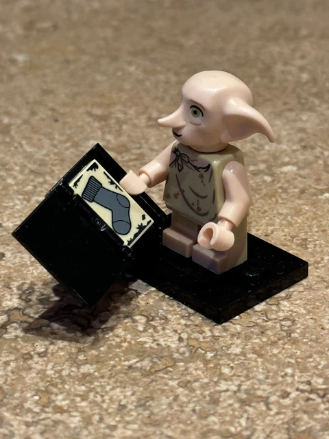 LEGO MINIFIGURE HARRY POTTER SERIES 1 DOBBY with Book and Sock. £6.00 ...