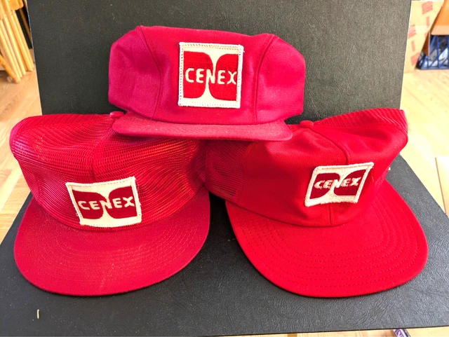 VINTAGE CENEX HAT Lot of 3 hats Total 2 snapbacks one with ear flaps £ ...