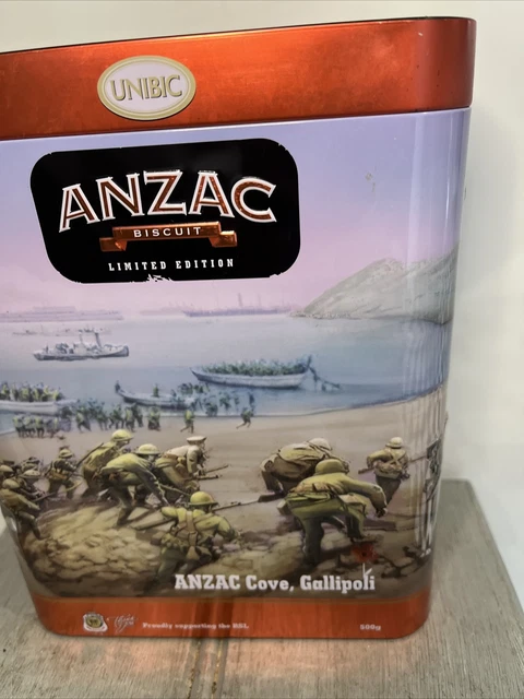 ANZAC BISCUIT LIMITED Edition Cove, Gallipoli Empty Collectable Tin ...