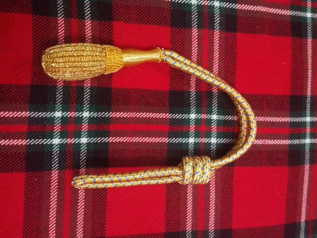 BRITISH NAVY OFFICERS Sword Knot/Gold Sword Knot/WWI WWII Army Sword ...