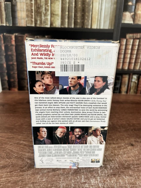 DOGMA VHS 2000 Kevin Smith Ben Affleck Matt Damon Chris Rock Comedy Classic Film £17.73 ...