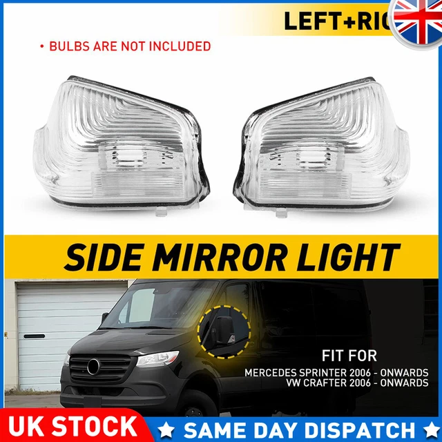 UK FOR MERCEDES Sprinter Vw Crafter Left & Right Door Wing Mirror ...