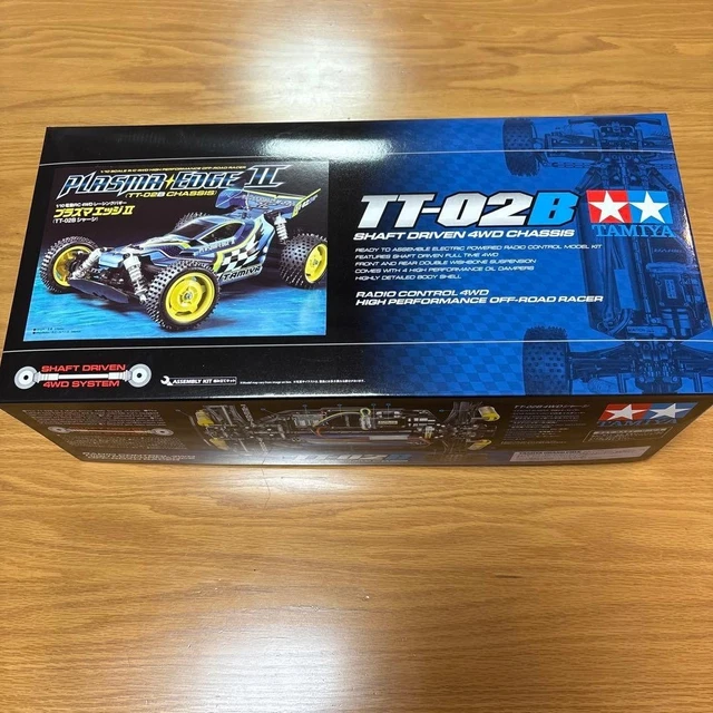 TAMIYA PLASMA EDGE II TT-02B 1/10 RC Car 4WD Off-Road Wedge Rear Wing £ ...
