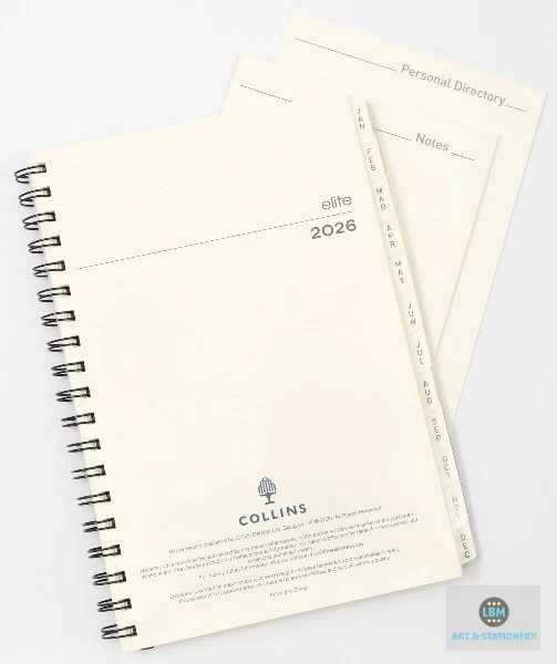 COLLINS 2026 ELITE - Compact size Diary Refill - Week To View - Ref ...