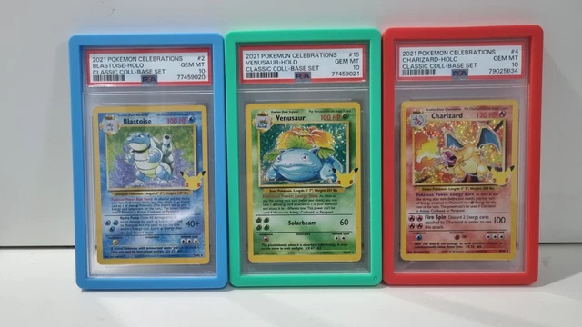 CELEBRATIONS 25TH CHARIZARD Blastoise Venusaur Pokemon Card PSA 10 set £300.00 - PicClick UK
