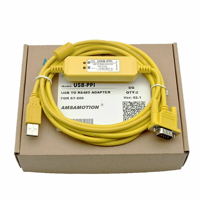 CÂBLE DE PROGRAMMATION USB-PPI PLC pour automate Siemens série S7-200 ...
