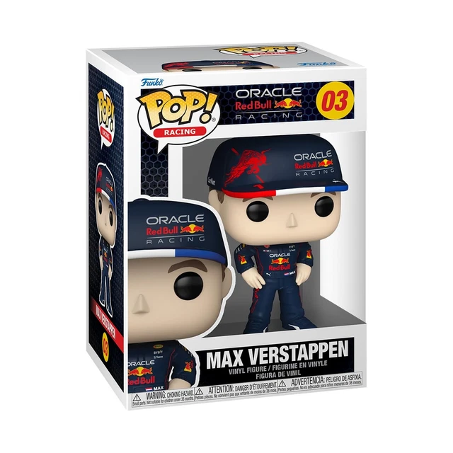FUNKO POP! VINYL: Formula 1- Max Verstappen - Red Bull F1 - Collectable ...